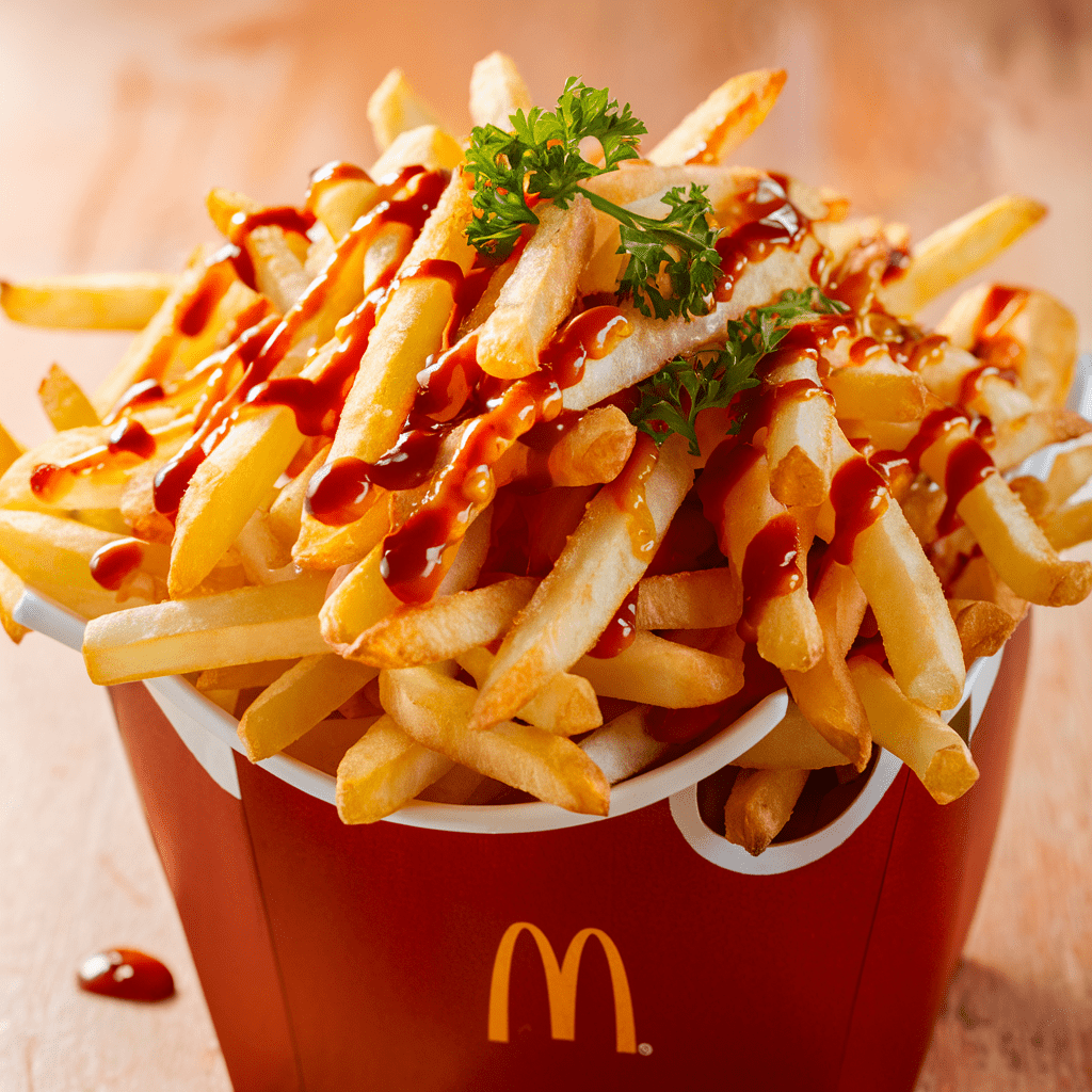 MCD Menu - French Fries, large