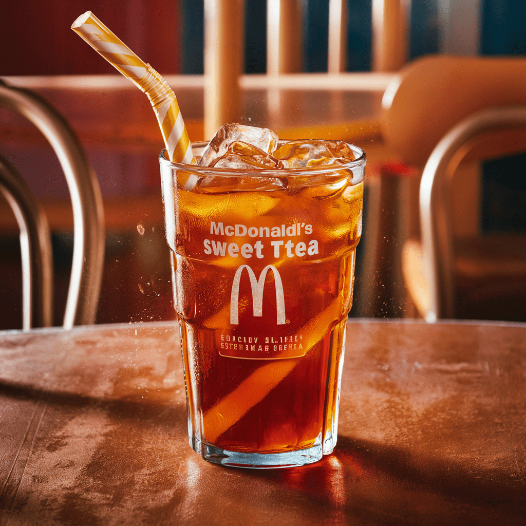 MCD Menu - Sweet Tea
