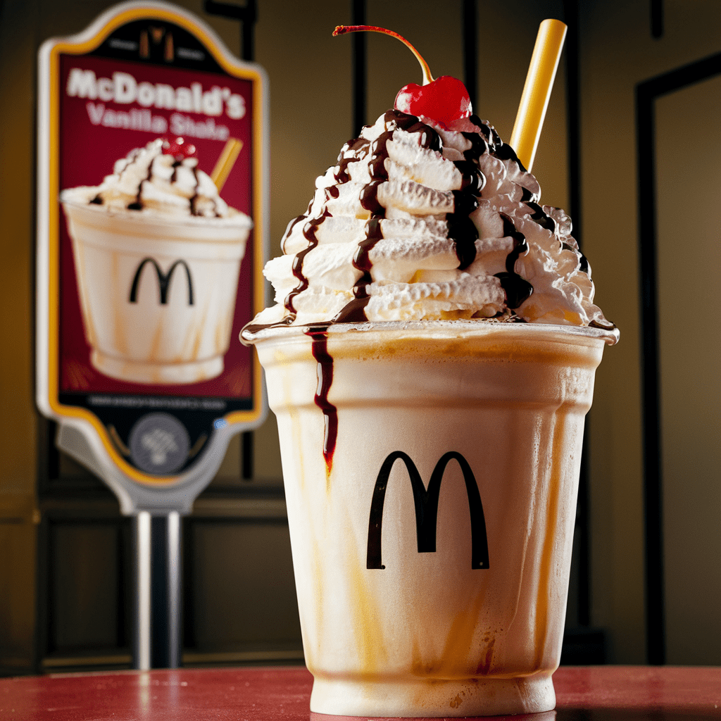 MCD Menu - Vanilla Shake, large